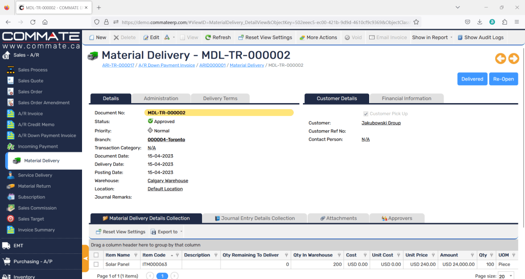 Sales & Customer Relation - COMMATE